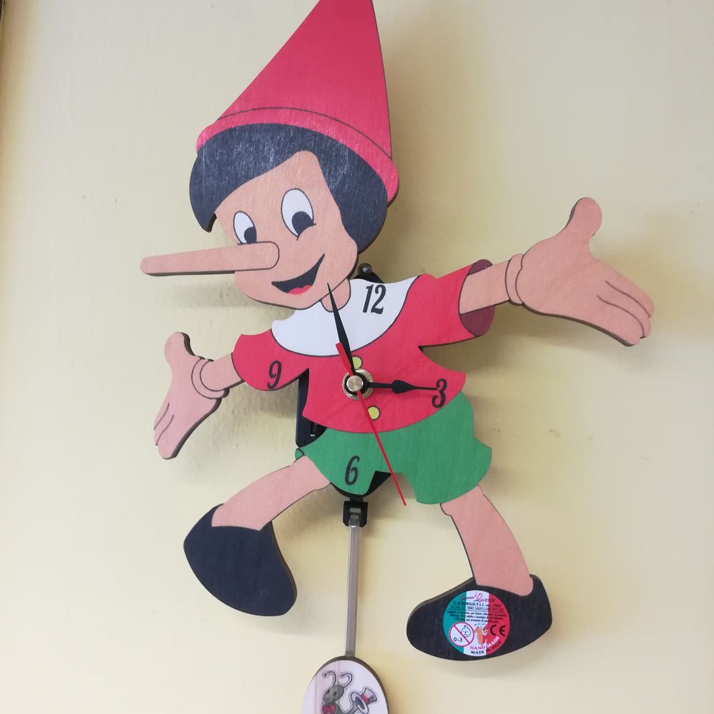 PINOCCHIO CLOCK WITH PENDULUM - Gifts - C2 DI RAINOLDI P. E C. S.N.C ...