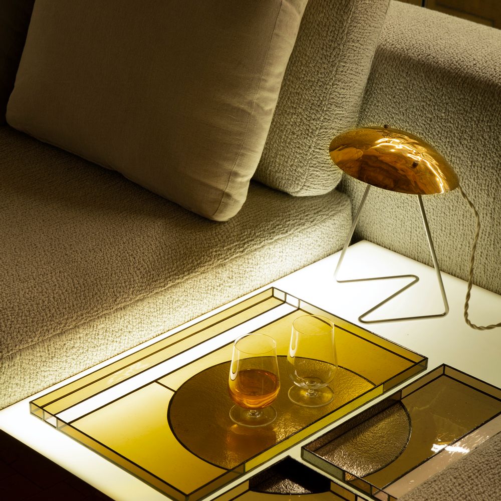 Sunrise - Tray Set - Stained glass decoration - DRAGONFLY - Glass | MOM