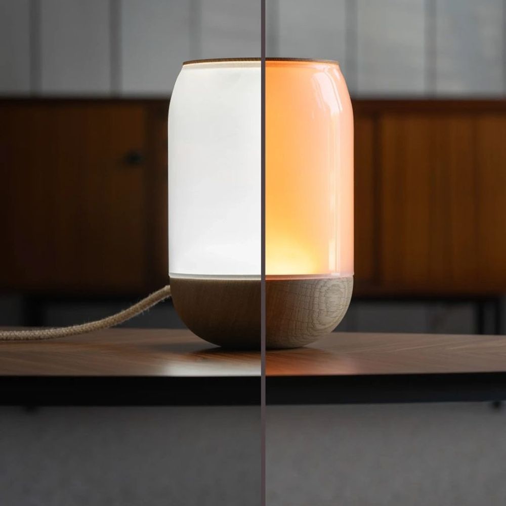 Cayola, the sun simulator - Table lamps - ARITS - Wood - Plastic | MOM