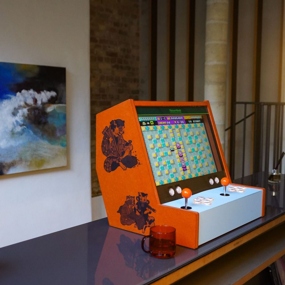 ORANGE AMBER ARCADE : Bespoke Retro "Minato" Arcade Cabinet ...