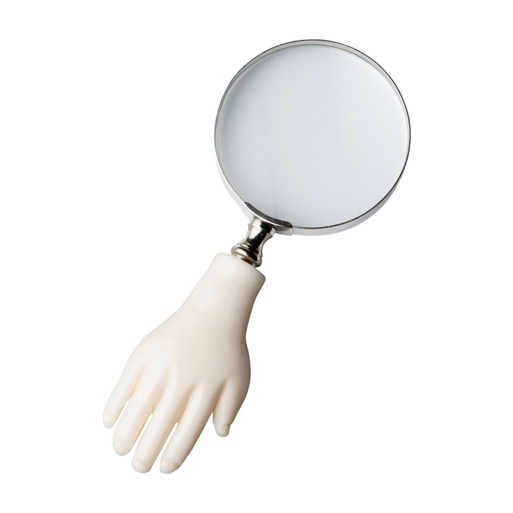 Small magnifier white hand handle - Decorative objects - CHEHOMA ...