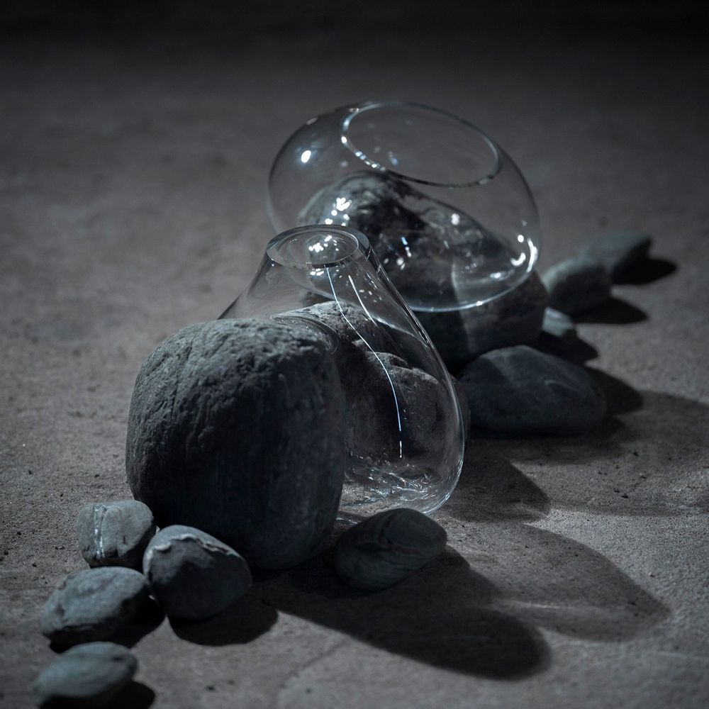 Bare Flower Vase - Vases - ATELIER AO - JAPANESE BLUE STONE - - Pierre ...