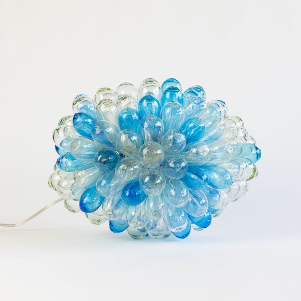 Lampe Grappe - Syrian lamp made of recycled glass - Art glass - ATELIER ...