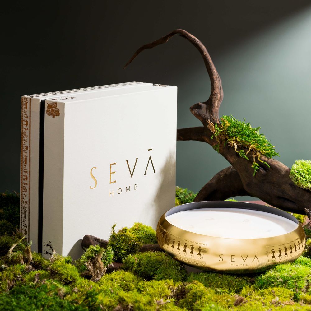 Medley Candle - Dil Se (Coconut Dream - Gold) - Gifts - SEVA HOME - Wax ...