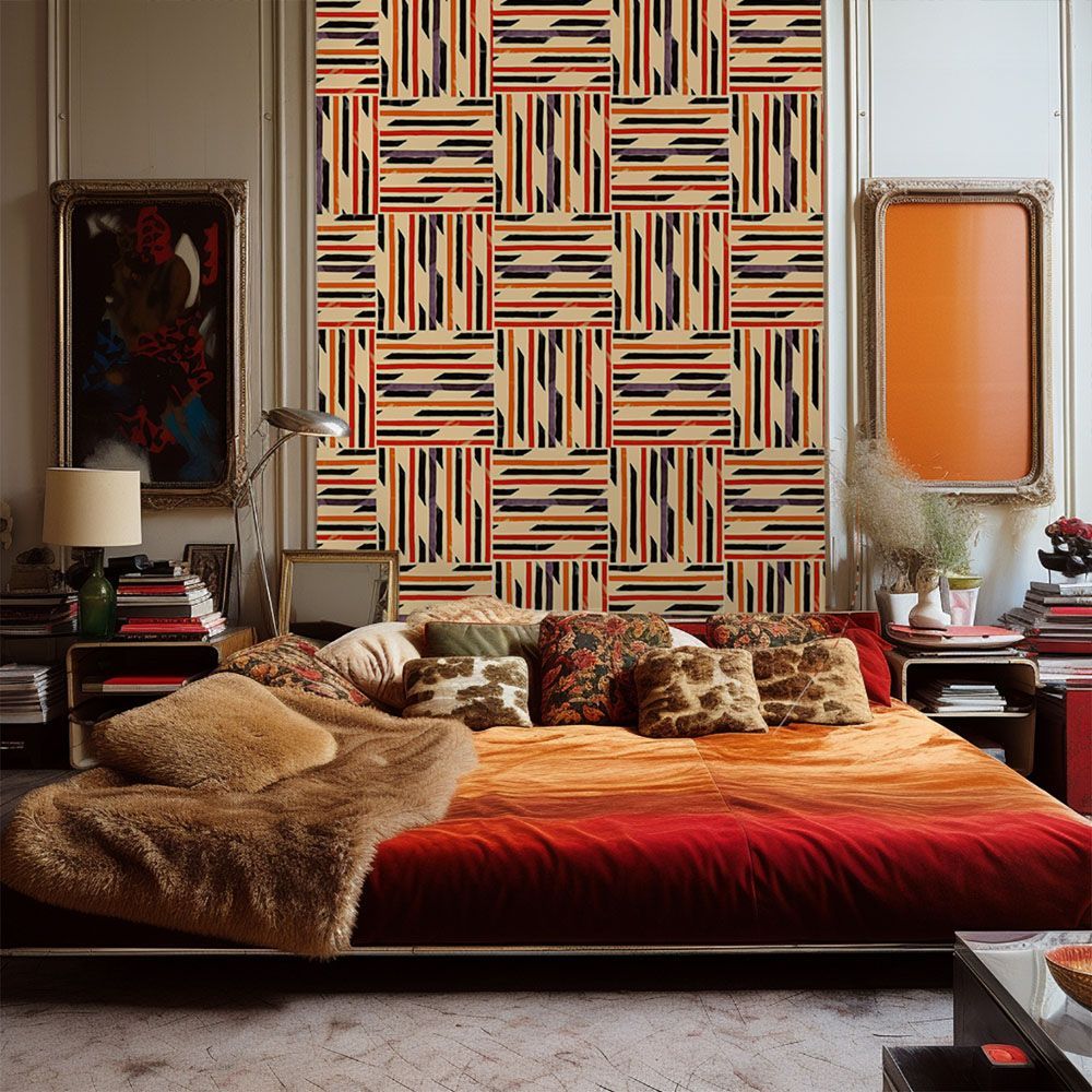 Wallpaper sheet no. 4 - Frisco Psyche - Wallpaper - JOLI JOUR PARIS | MOM