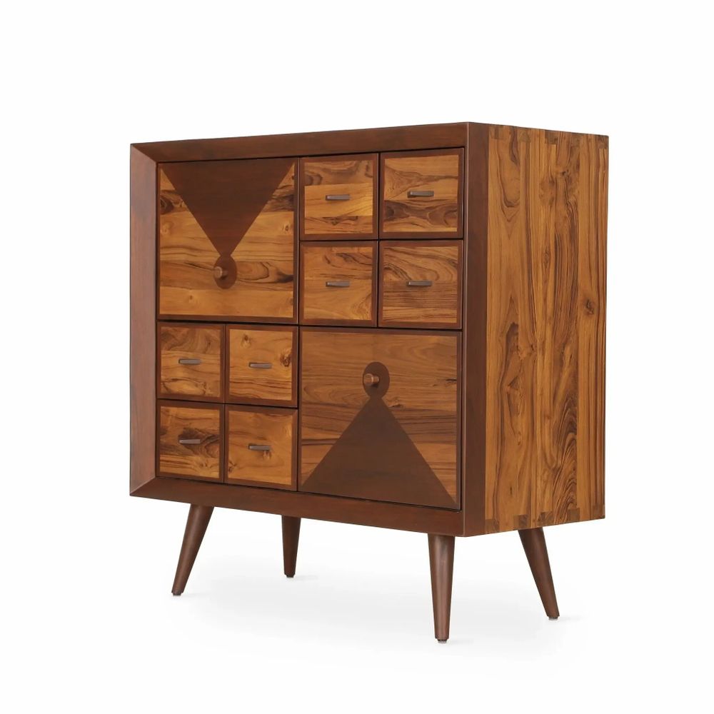 Orden - Teakwood Red Color Chest of Drawers - Chests of drawers ...
