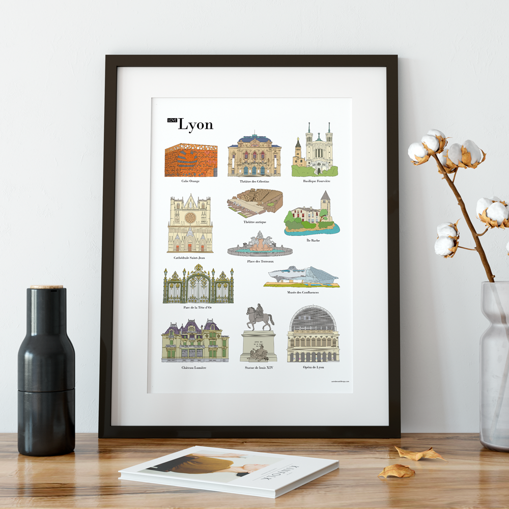 Love Lyon - Affiches - WANDERWORLD - Papier | MOM