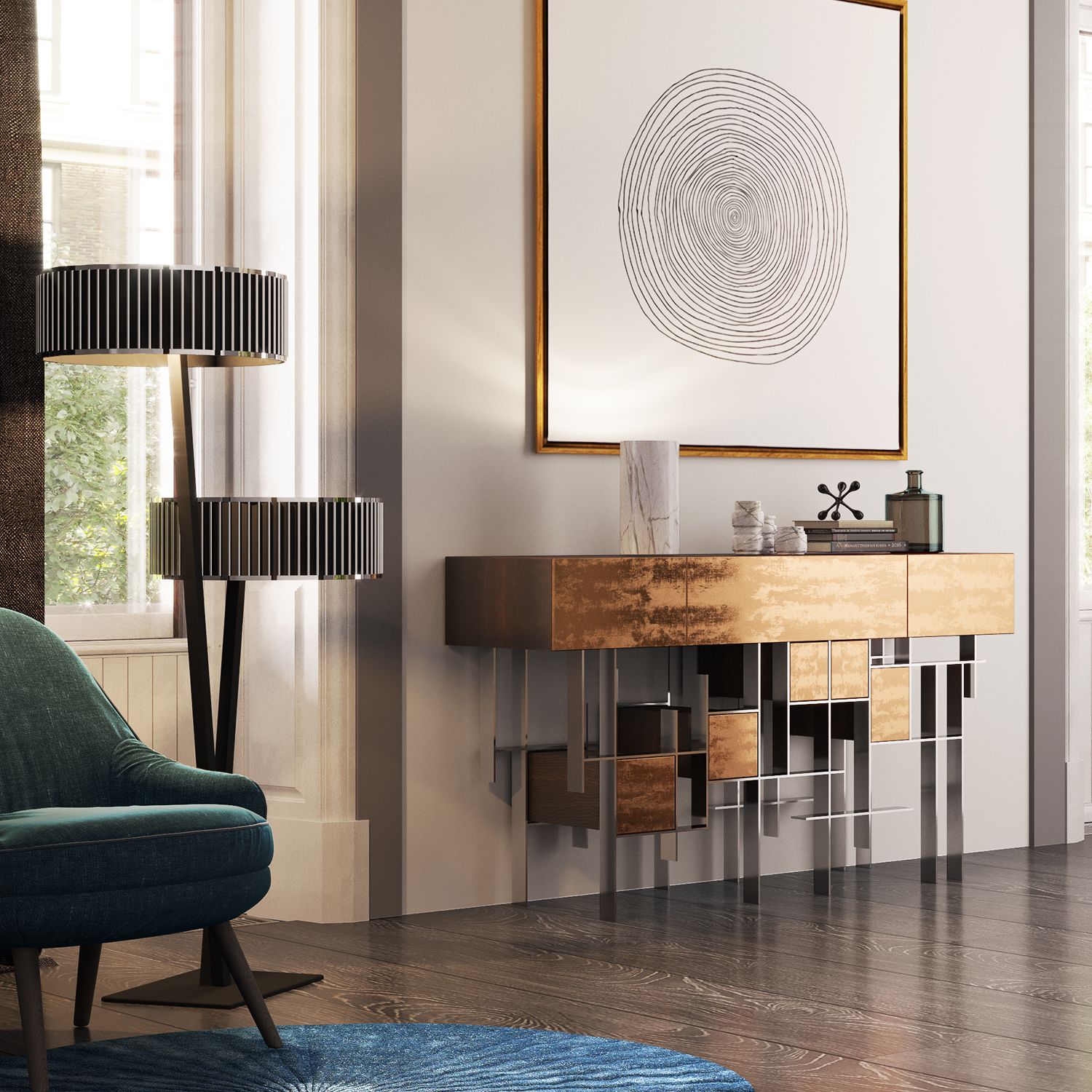 Maze - Sideboards - COBERMASTER CONCEPT - Wood - Steel | MOM