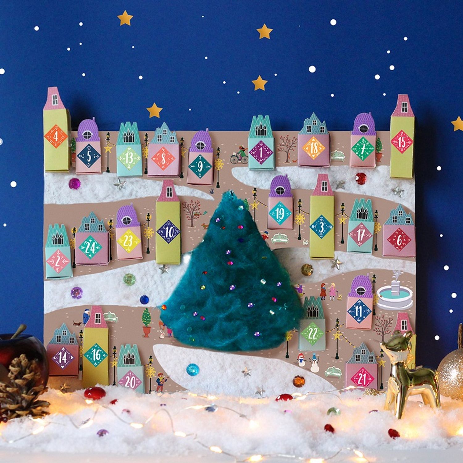 Creative and educational KIY kit "Christmas calendar" - DIY children's ...