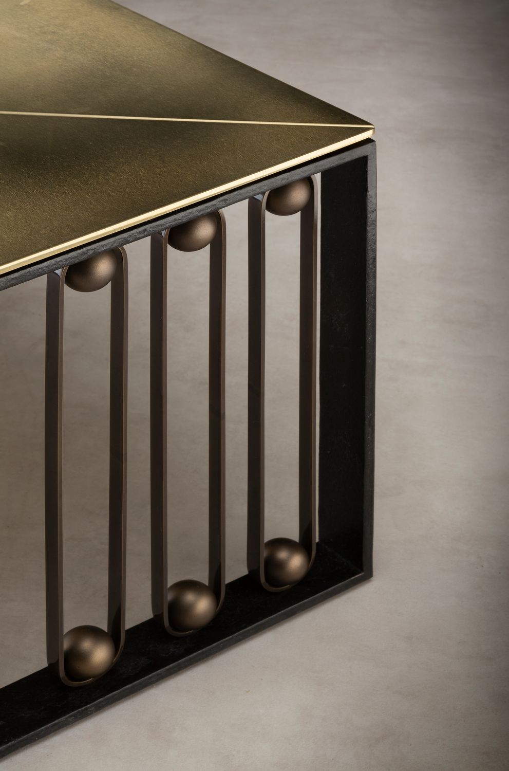 PENDULUM coffee table - Coffee tables - MAISON POUENAT - Steel - Other ...