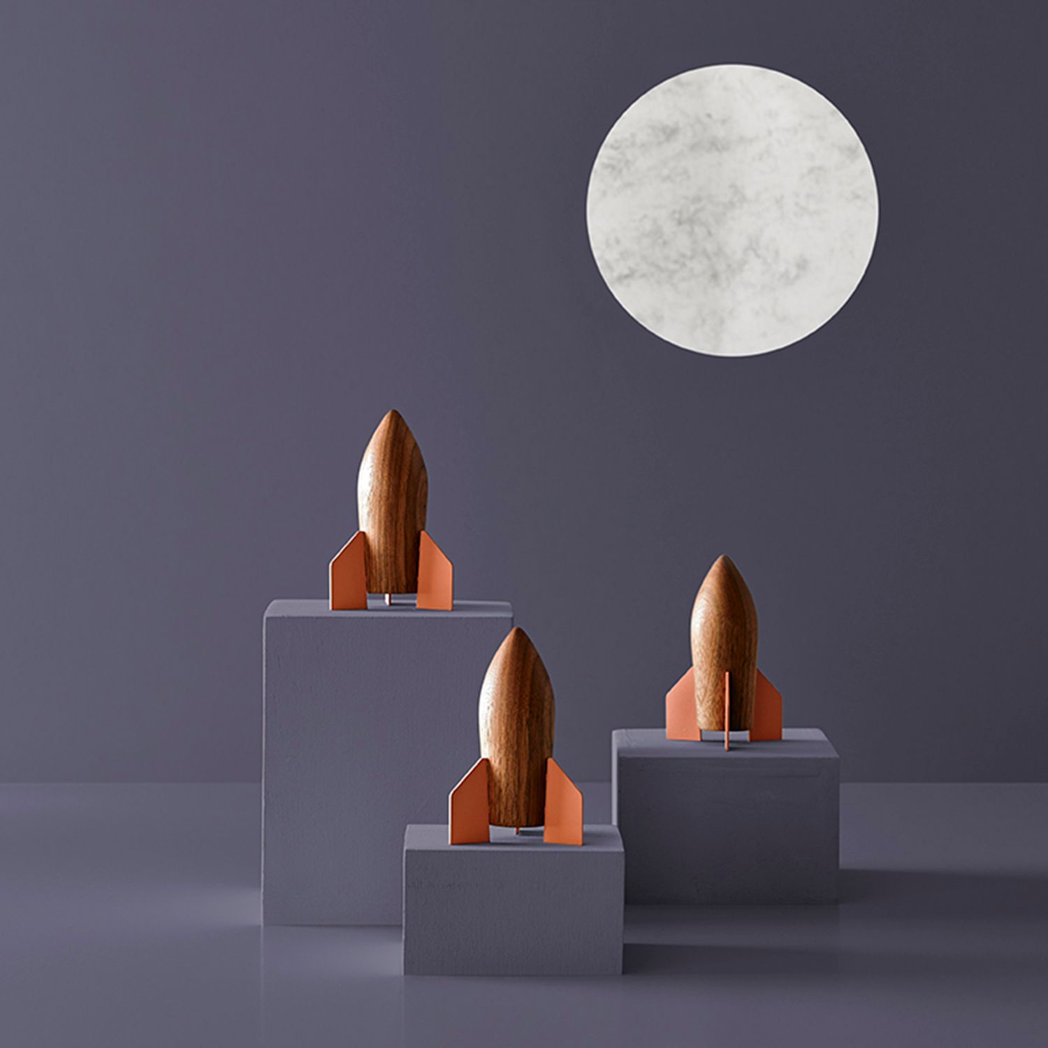 Rocket | Motormood collection - Design objects - MAD LAB - Metal - Wood ...