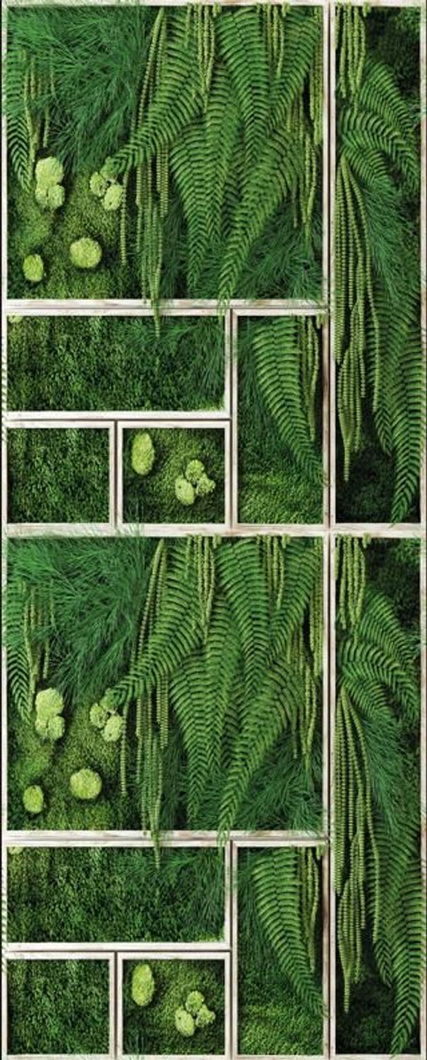 Square Vegetal Panoramic Wallpaper - Wallpaper - EASY D&CO BY HD86 ...