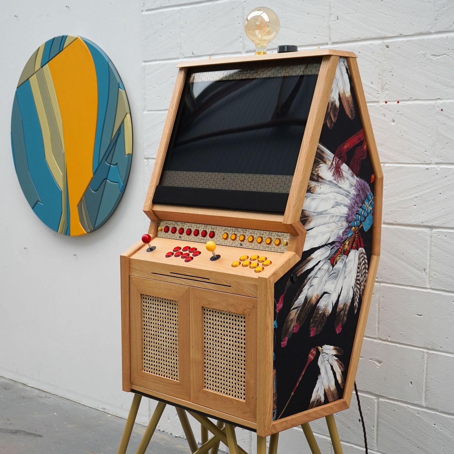 SENPAI V3: luxury arcade machine, over 5,500 games, oak - Decorative ...