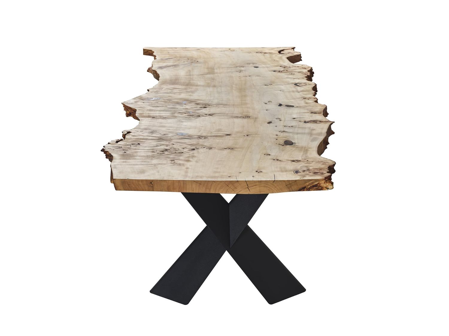 Dining Table - Mappa Burl Live Edge - Dining Tables - TINELLA WOOD ...