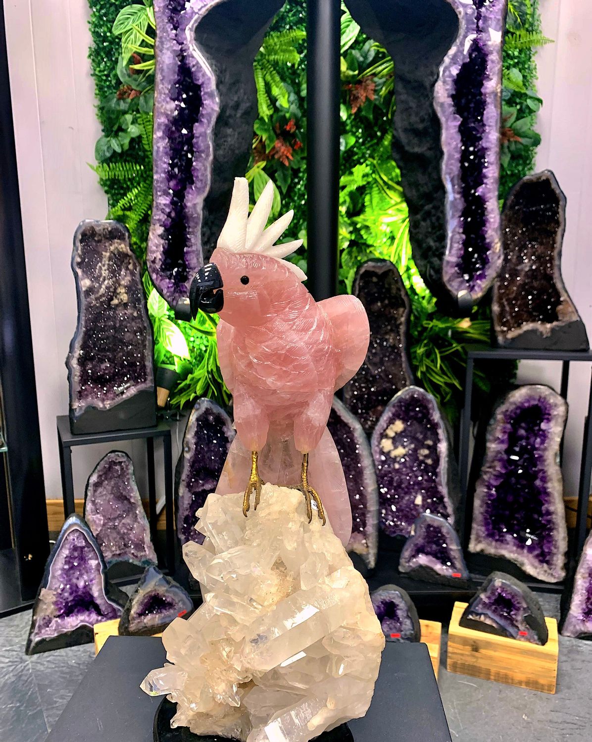 The sculpted cockatoo: Art and deco object (unique handmade piece ...