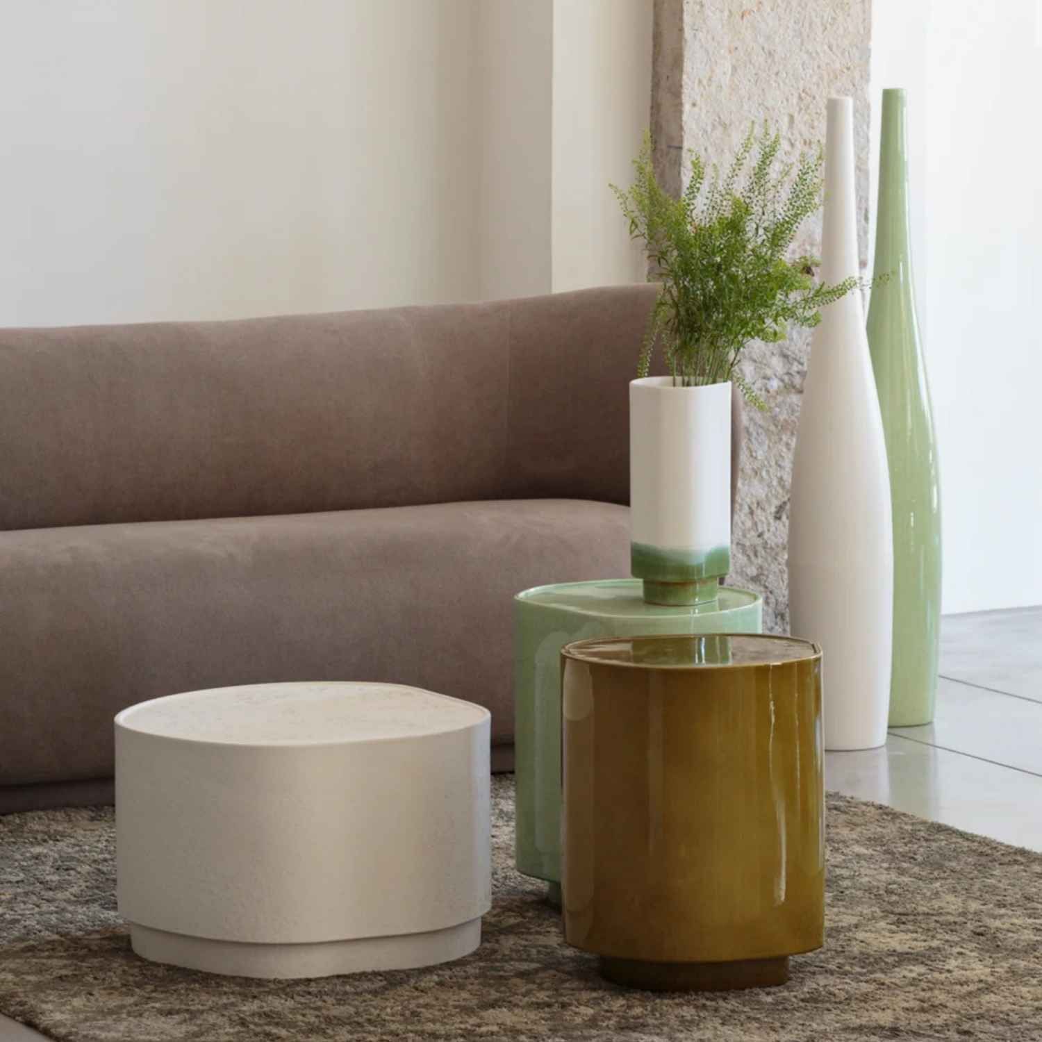 Ripple Table (Large Model) - Coffee tables - CHAROLLES - Ceramic | MOM