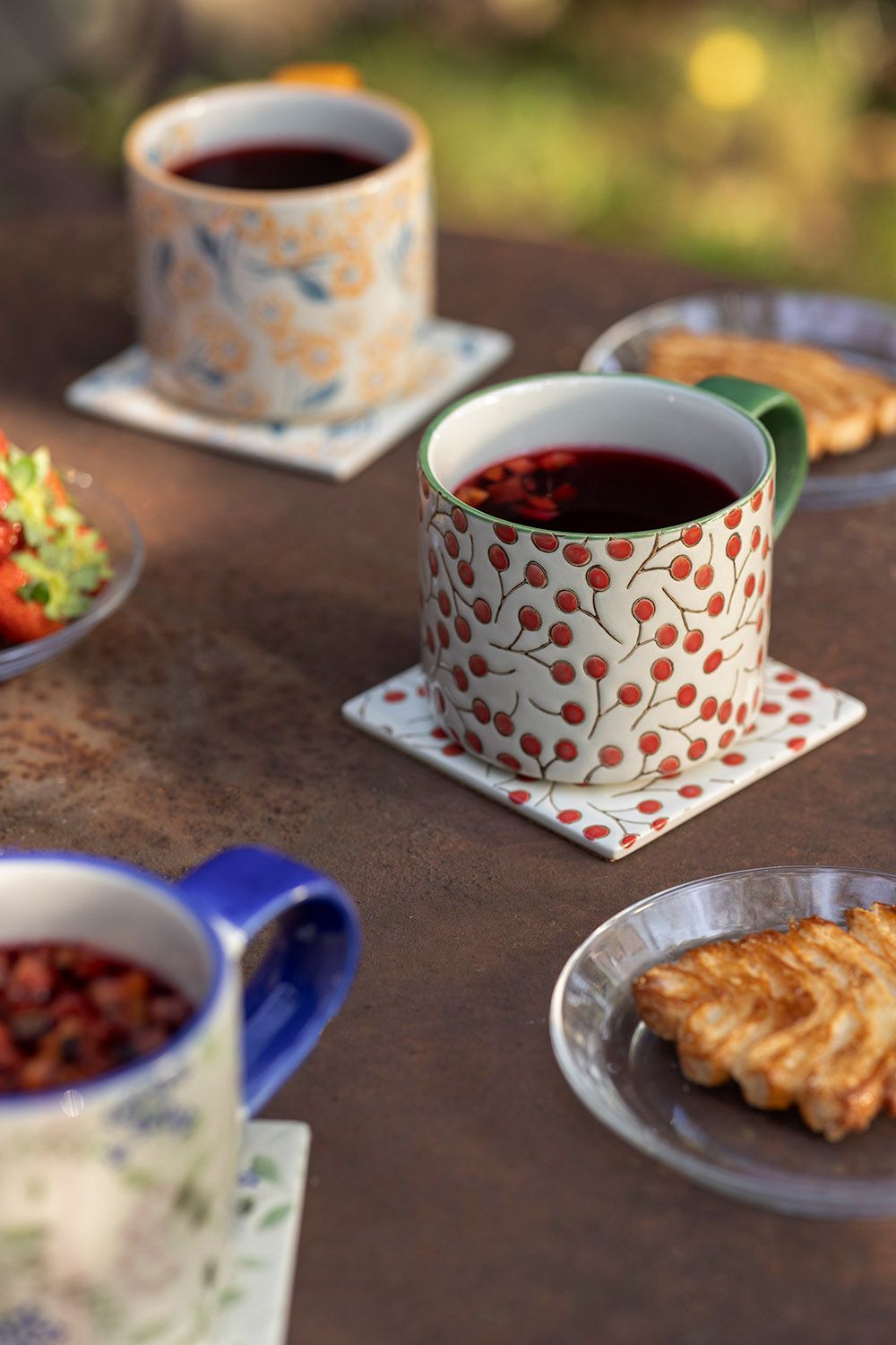 VINTAGE GARDEN cups and coasters - Mugs - TRANQUILLO - Stone - Other - Ceramic | MOM